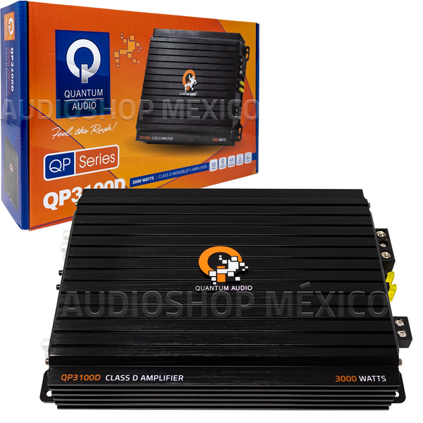Amplificador Monoblock Quantum QP3100D 3000 Watts Clase D 1 Ohm Open S – Audioshop México lo ...