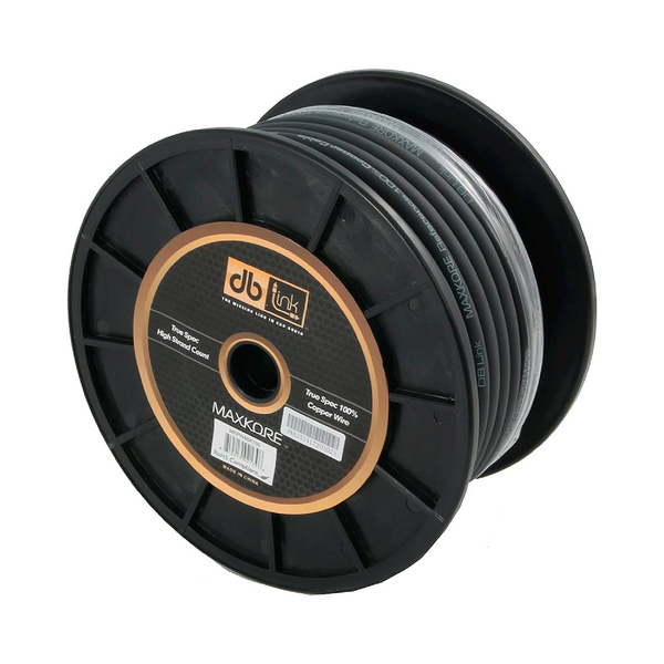 Rollo Cable Negro 4 Ga. Linea Maxkore 100% Cobre. 30,48 Metros. Libre ...
