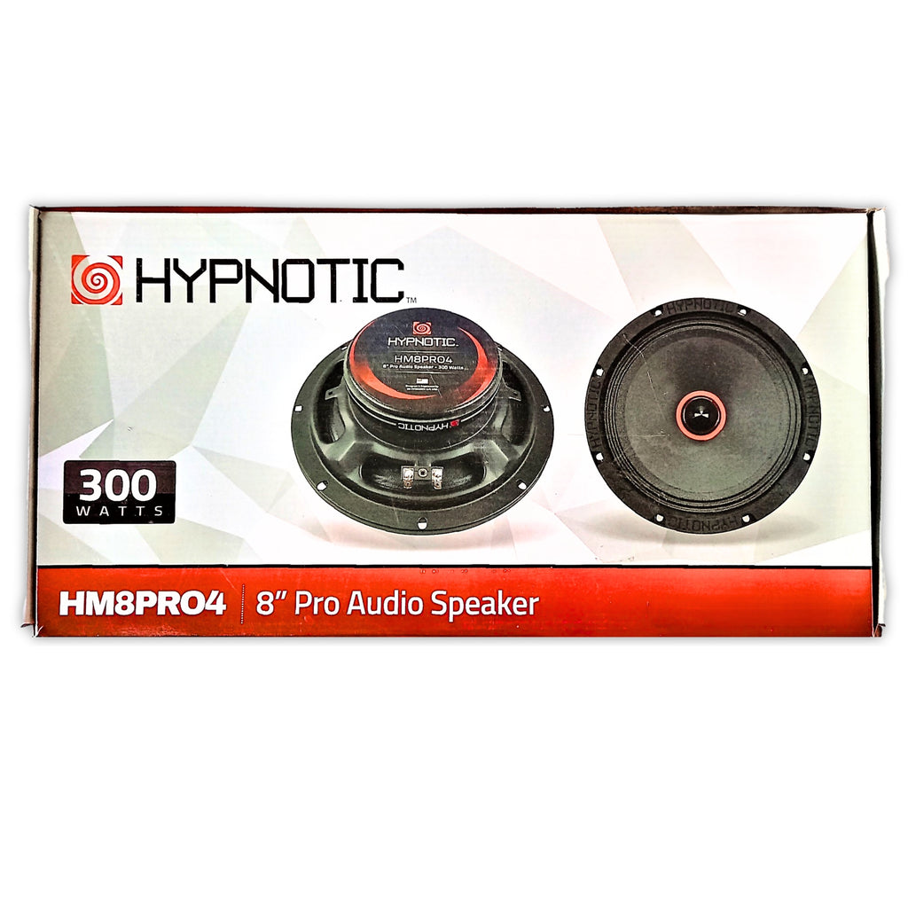 Par de Medios Rango De 8 Pulg Hypnotic HM8PRO4 300W Openshow ...