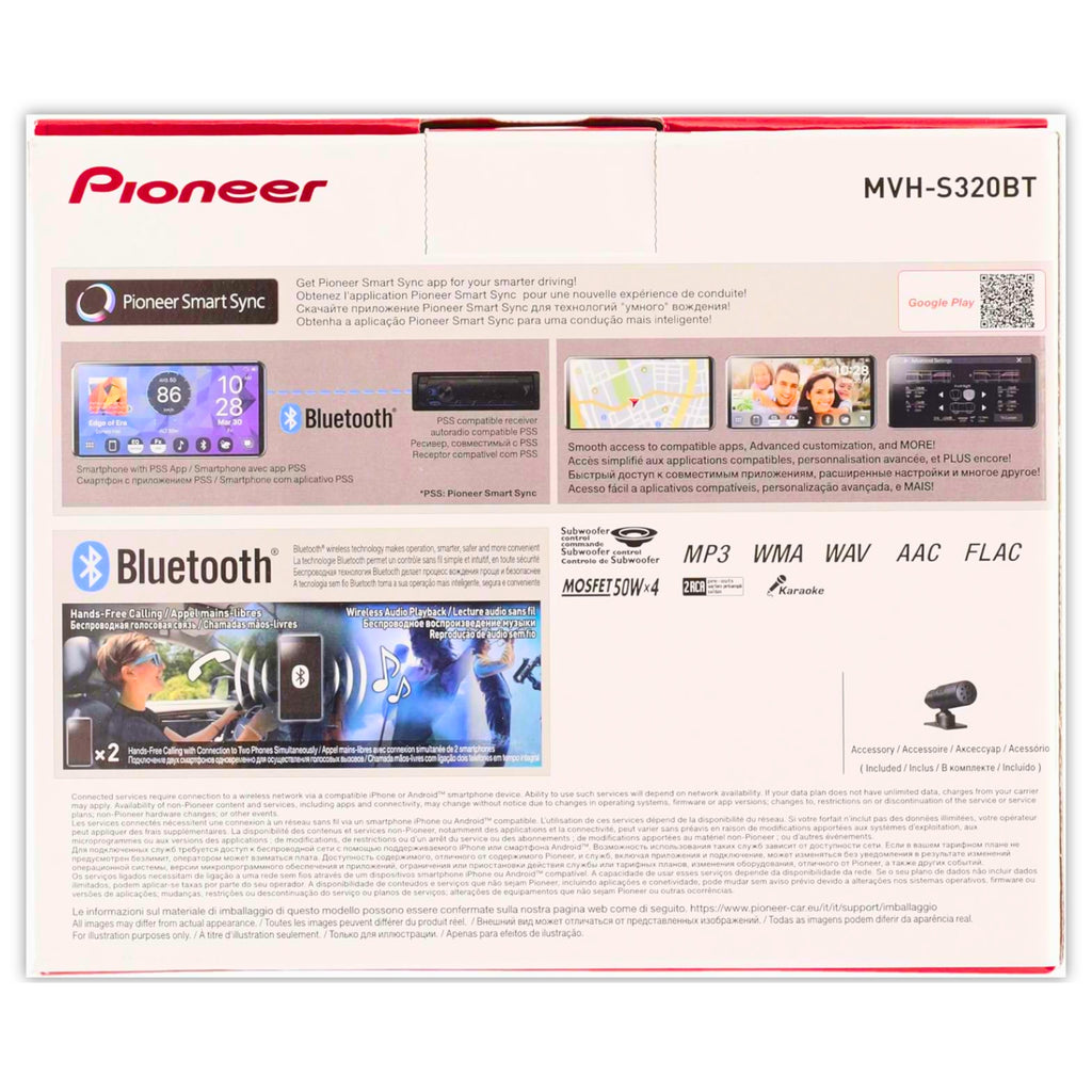 Autoestereo Pioneer Mvh-S320bt 1 Din Con Bluetooth, Aux,Usb – Audioshop México lo mejor en Car ...