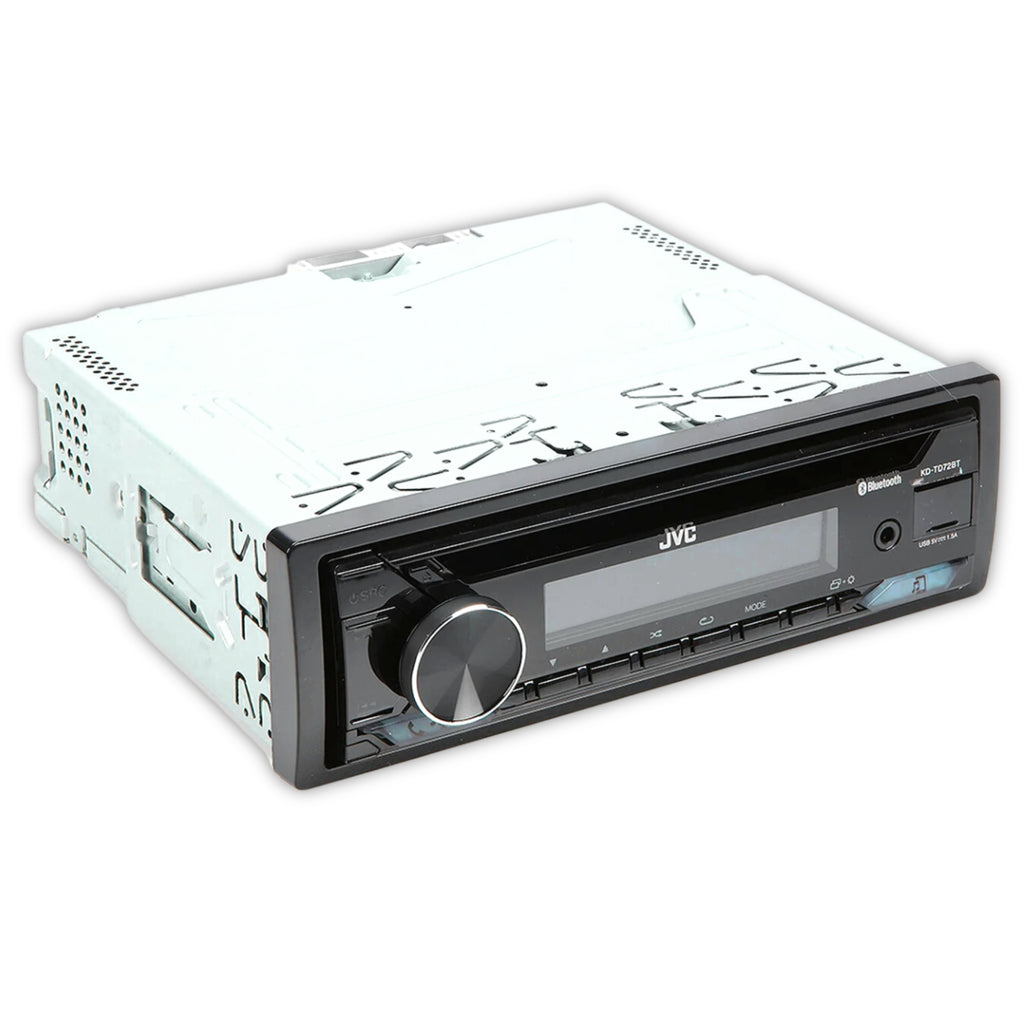 Autoestéreo 1 DIN JVC KD-TD72BT CD USB BT AUX FM – Audioshop México lo mejor en Car Audio en México