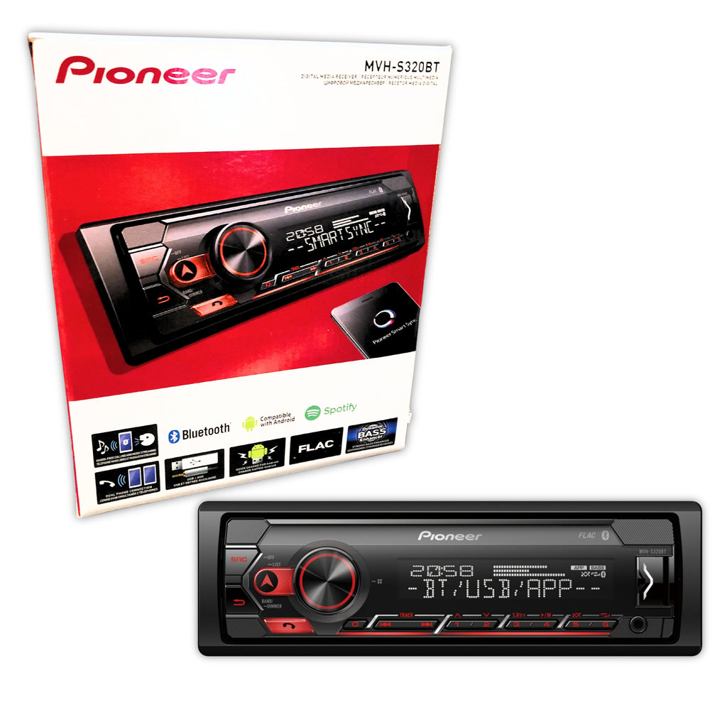 Autoestereo Pioneer Mvh-S320bt 1 Din Con Bluetooth, Aux,Usb – Audioshop México lo mejor en Car ...