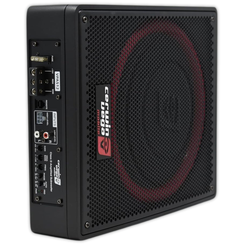Subwoofer Plano Amplificado Cerwin Vega VPAS12 600W 12 PLG Clase D – Audioshop México lo mejor ...