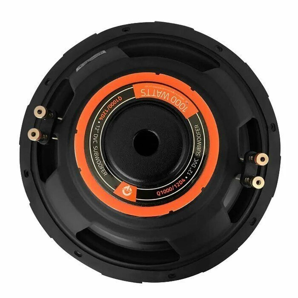 Subwoofer Potente Doble Bobina Quantum Audio Q1000/12D4 1000 Watts 12 ...