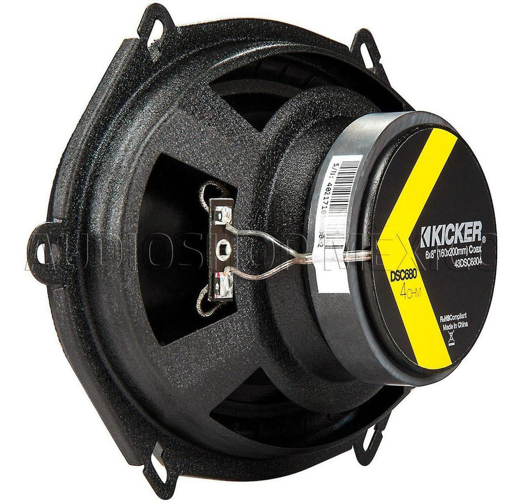 Bocinas Coaxiales Kicker DSC680 200 Watts 6x8 Pulgadas 4 Ohms 50 Watts – Audioshop México lo ...