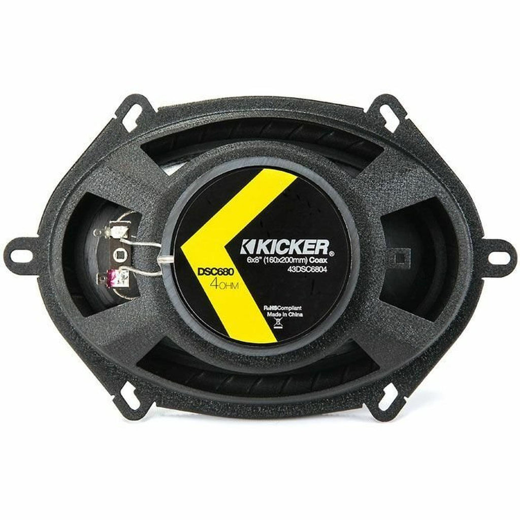 Bocinas Coaxiales Kicker DSC680 200 Watts 6x8 Pulgadas 4 Ohms 50 Watts – Audioshop México lo ...