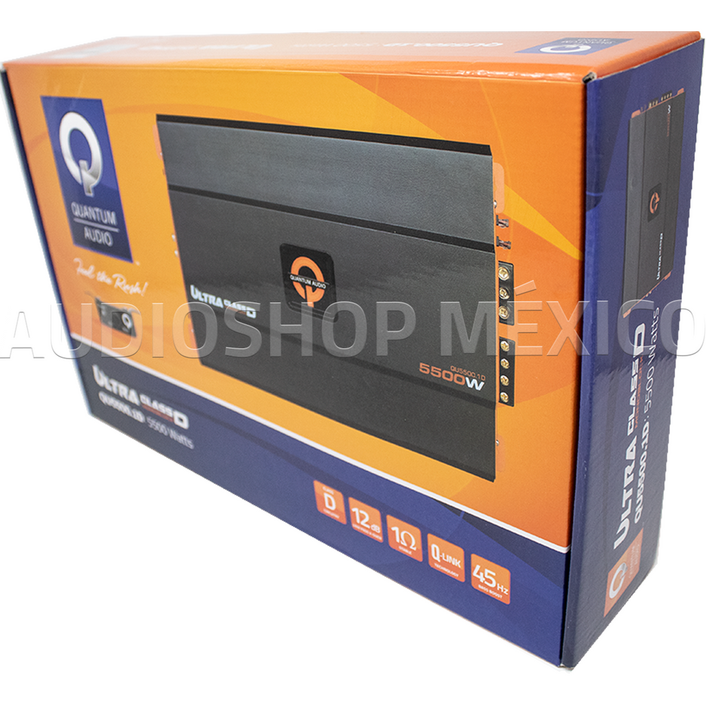 Amplificador Monoblock Quantum Audio QU5500.1D 5500 Watts Clase D con – Audioshop México lo ...