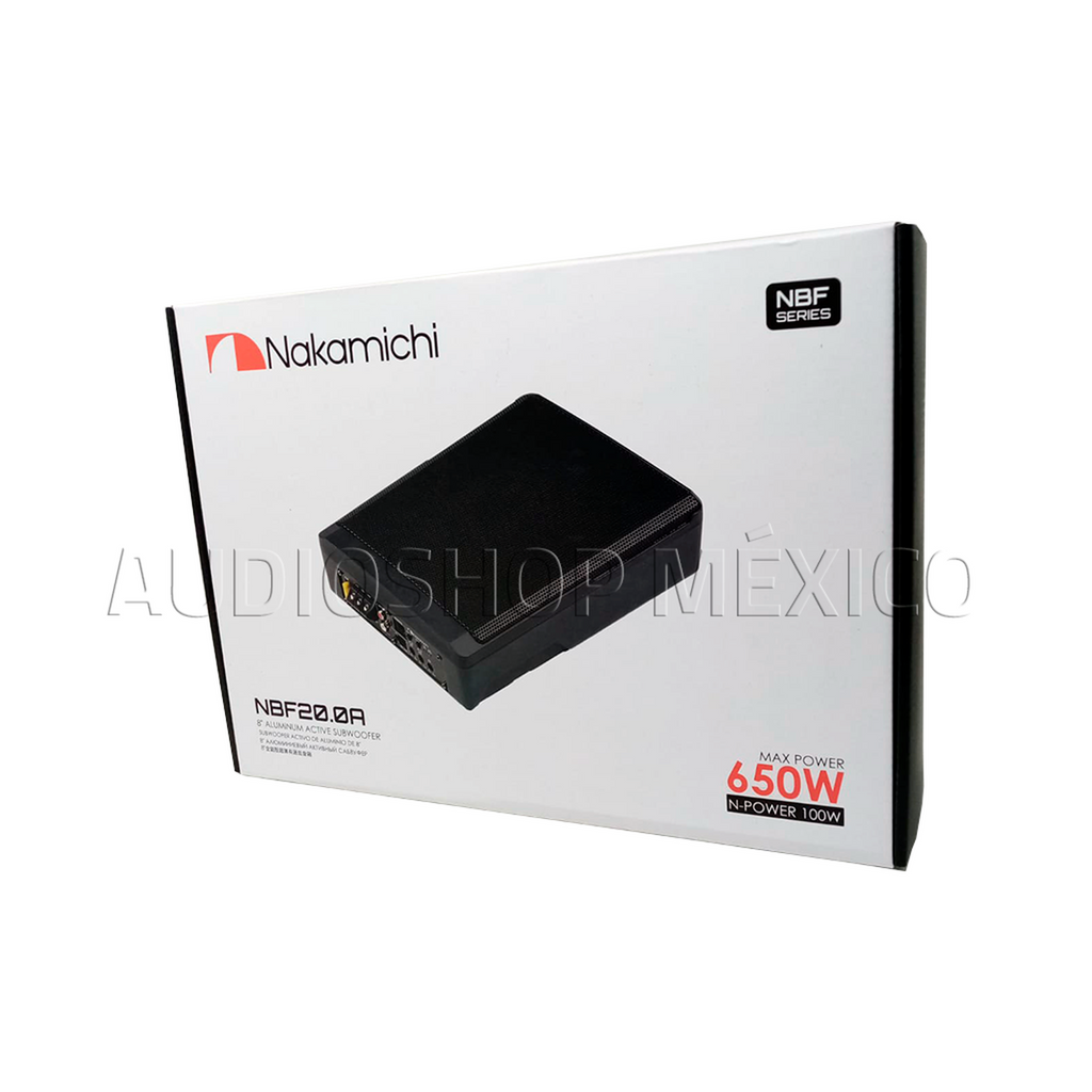Subwoofer Amplificado Nakamichi NBF20.0A 8 650 Watts 8 Pulgadas 4 Ohms – Audioshop México lo ...