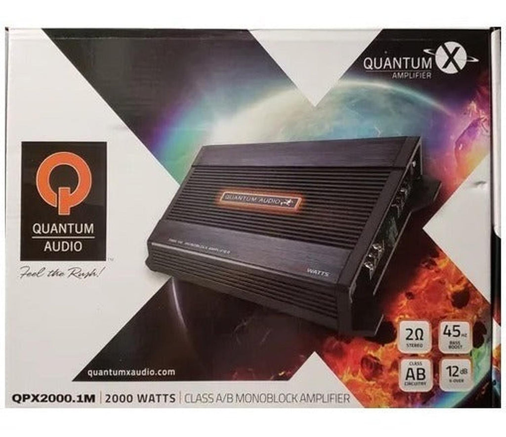 Amplificador Monoblock Quantum QPX2000.1M 2000 Watts Clase AB con Cont – Audioshop México lo ...