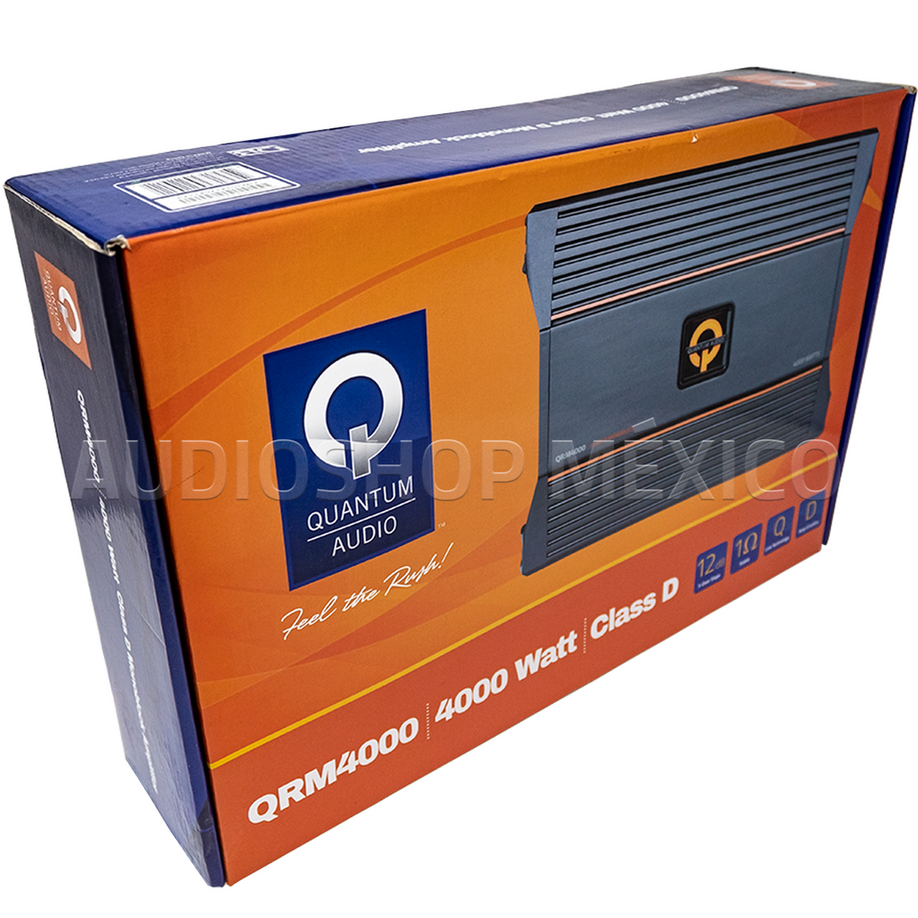Amplificador Monoblock Quantum QRM4000 4000 Watts Clase D 1 Ohm – Audioshop México lo mejor en ...