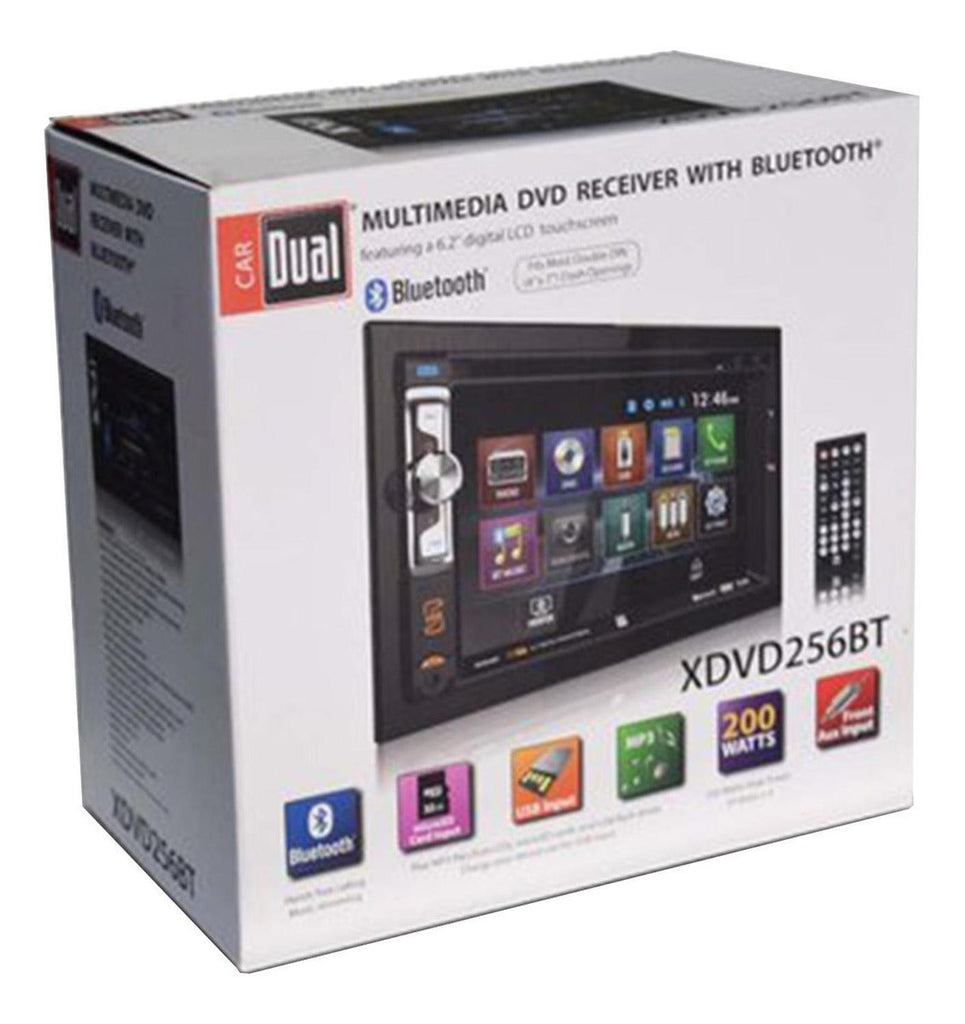 Autoestereo Pantalla Multimedia 2 DIN Dual XDVD256BT Bluetooth CD Pand ...