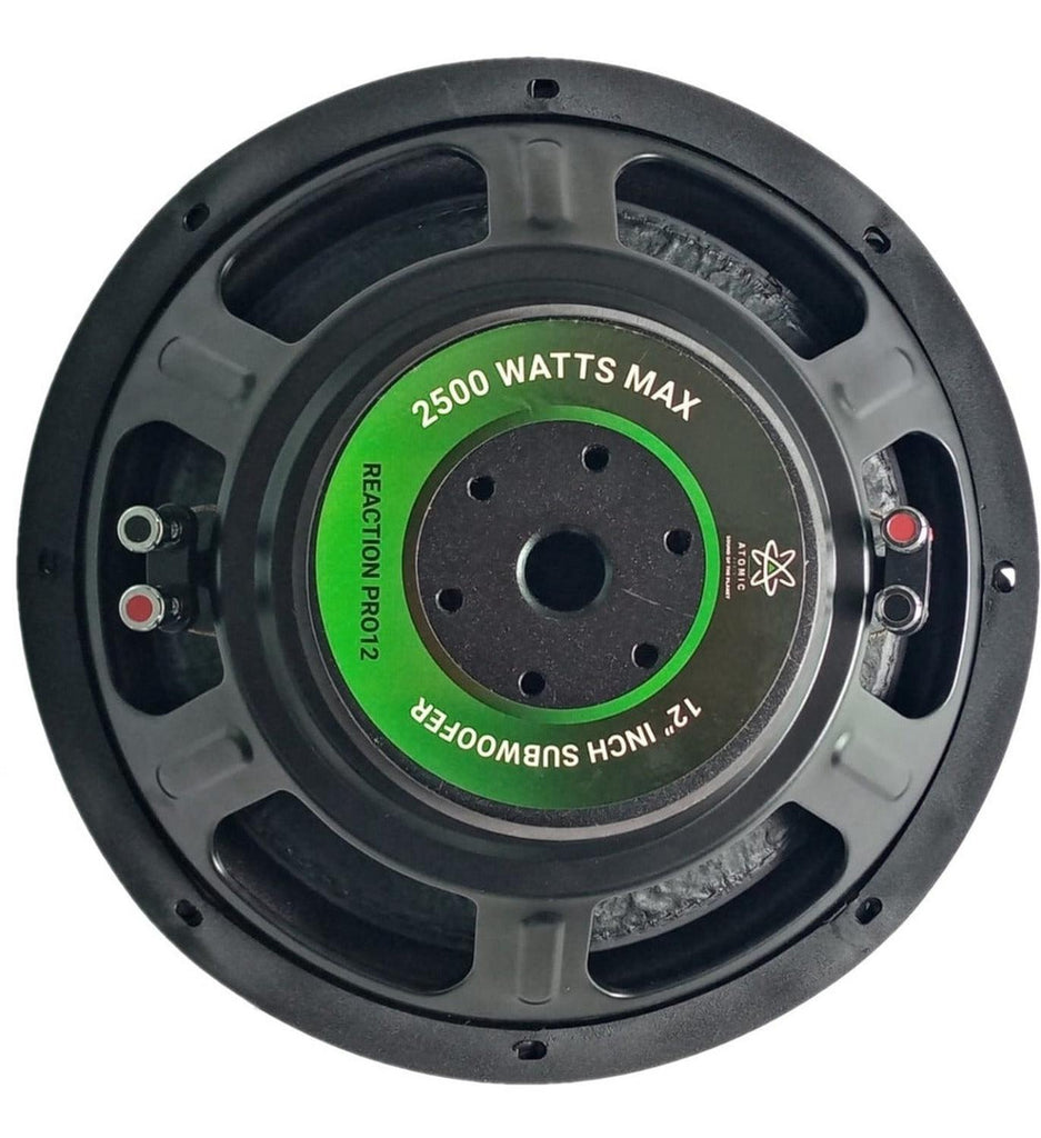 Subwoofer Atomic Audio REACTIONPRO12 2500 Watts 12 Pulgadas 4 Ohms Dob ...
