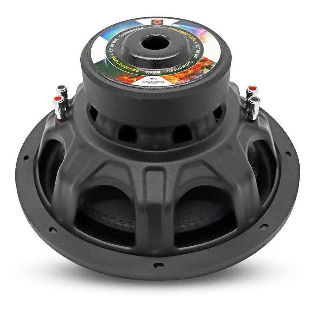Subwoofer Quantum Audio QWX4000/12D4 4000 Watts 12 Pulgadas 4 Ohms Dob ...