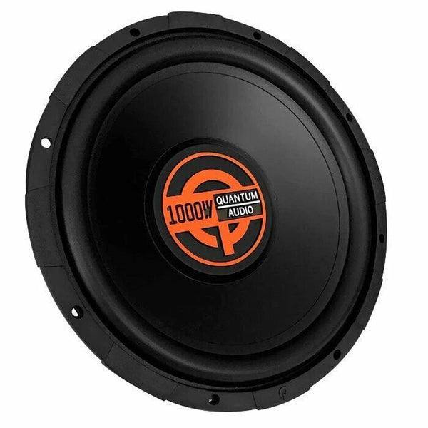 Subwoofer Potente Doble Bobina Quantum Audio Q1000/12D4 1000 Watts 12 ...
